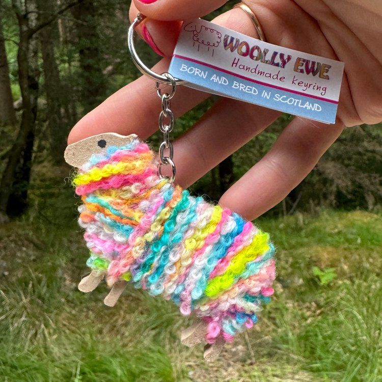 Woolly Ewe Keyring – Dalscone Farm